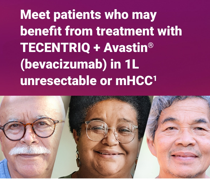 Meet patients who may benefit from treatment with TECENTRIQ + Avastin ...